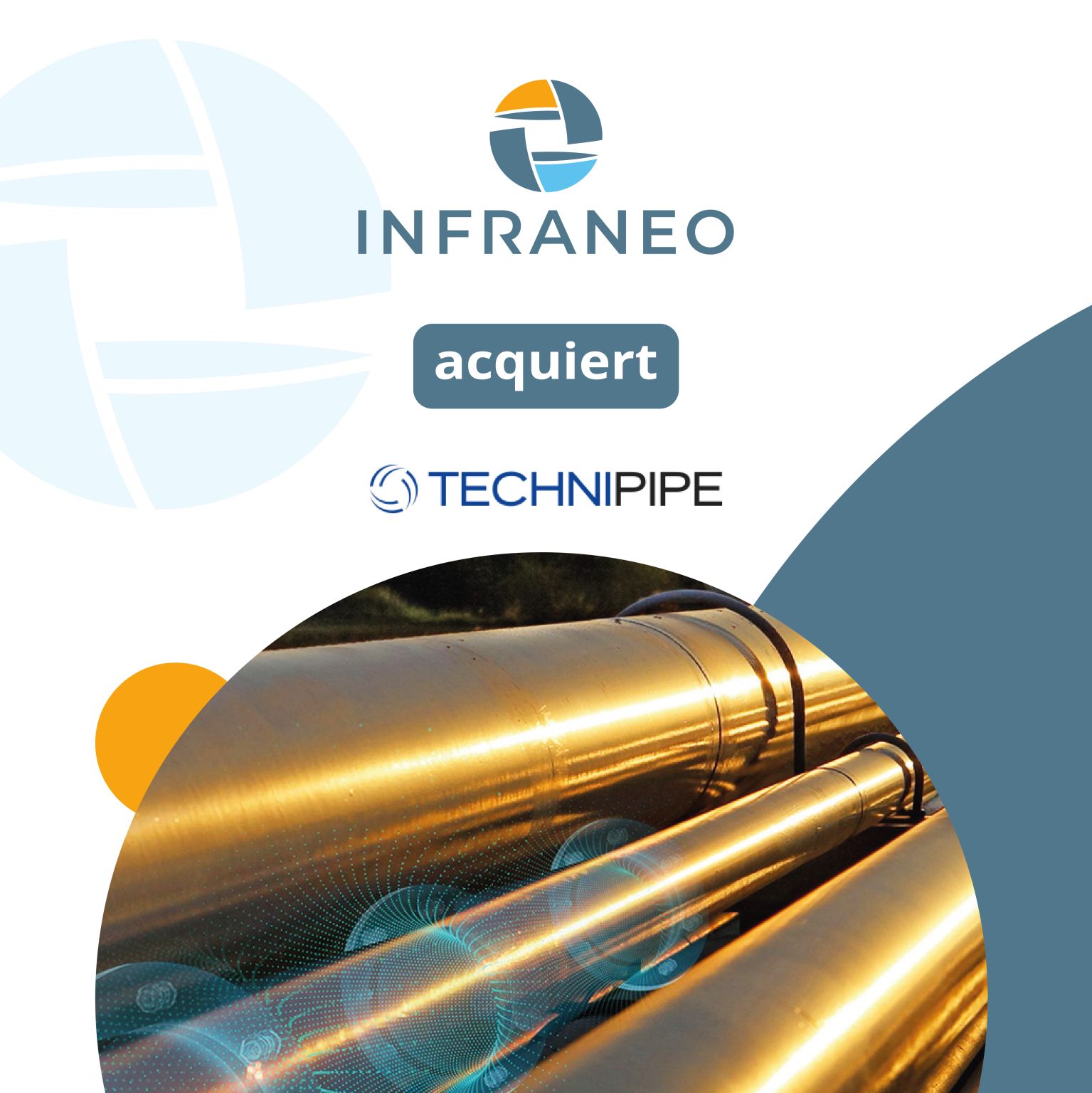 Technipipe rejoint le Groupe INFRANEO